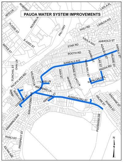 Pauoa Water System Improvements Project - Board of Water Supply