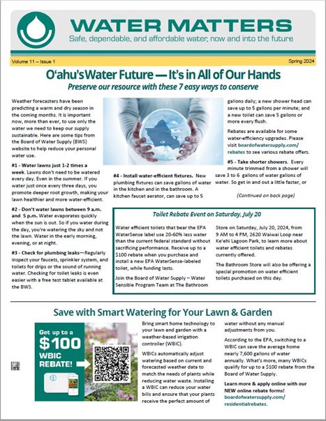 Water Matters - Board of Water Supply